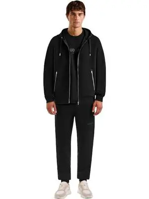 Rudsak Zip-up Hoodie With Logo - Black