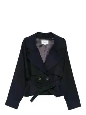 Ba&sh Lonnie Belted Jacket - Blue