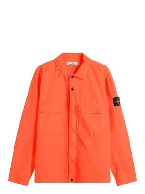 Stone Island Ripstop Zip Shirt Jacket - Scarlet