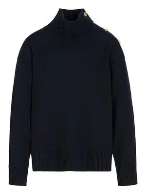 BY MALENE BIRGER Vanille Wool Sweater - Black