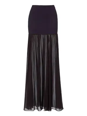 Hunza G Hybrid Ankle Length Skirt - Black
