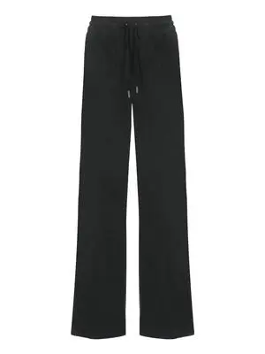 PANICALE Cotton Trousers - Black