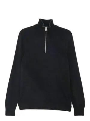 Marc O'polo Zip Neck Sweater - Blue