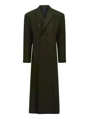 LGN LOUIS GABRIEL NOUCHI Double-breasted Manteau Coat - Green
