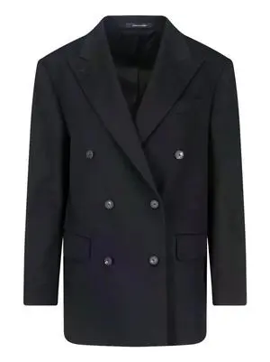 Tagliatore J Caris Cashmere Blazer - Black