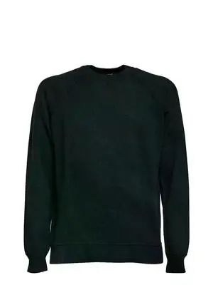 FILIPPO DE LAURENTIIS Raglan-sleeve Crewneck Sweatshirt - Green