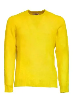 MC2 SAINT BARTH Regent Crew-neck Sweater - Yellow