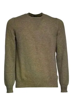 Fedeli Argentina Crew-neck Sweater - Green