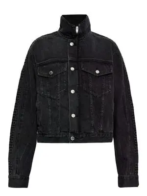 Alexander Wang Zip-up Denim Jacket - Black