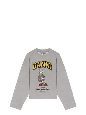 GANNI X Disney Graphic Sweatshirt - Grey