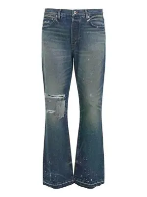 GALLERY DEPT. Ripped Patch Jeans - Blue