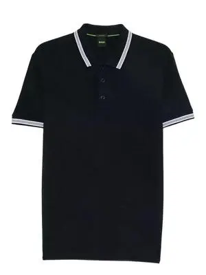 BOSS Trimmed Polo Shirt - Blue