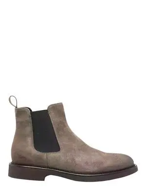 DOUCAL'S Suede Chelsea Boots - Brown
