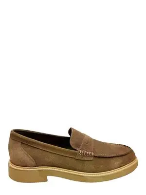 BEKK Suede Penny Loafers - Brown