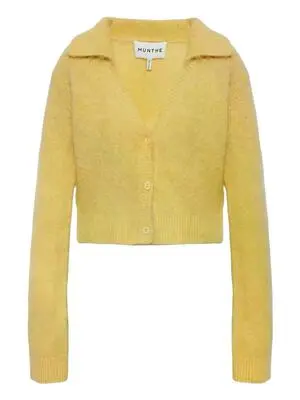 Munthe Roxas Button-up Cardigan - Yellow