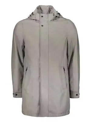 MOORER Jacket With Hood - Grey