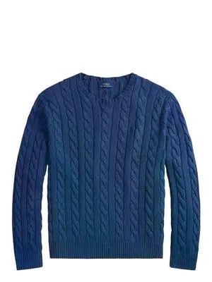 Polo Ralph Lauren Cable-knit Long-sleeve Sweater - Blue