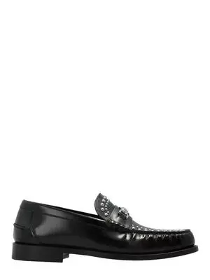 Versace Medusa '95 Studded Embellishment Loafers - Black