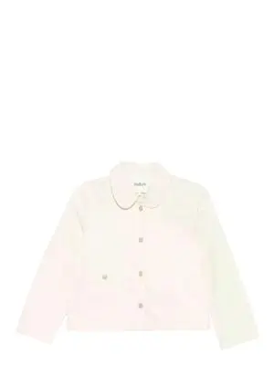 Ba&sh Etiny Peter Pan-Collar Jacket Neutrals