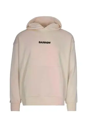 BARROW Logo-print Hoodie - Neutrals