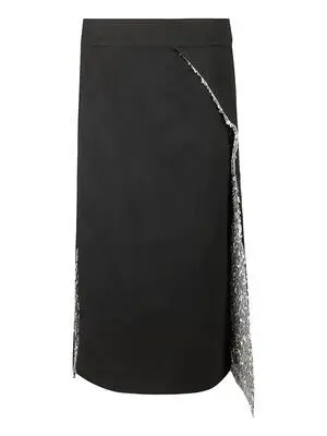 Rabanne Asymmetric Skirt - Black