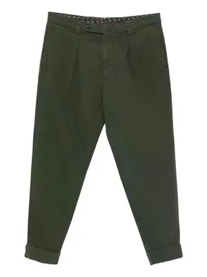 BERWICH Chiaia Gd Pleated Trousers - Green