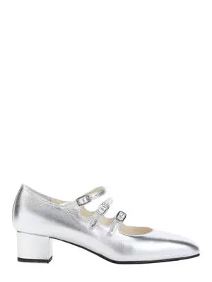 CAREL 40mm Kina Buckle Strap Pumps Silver