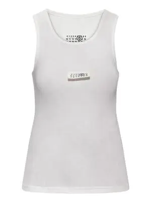 MAISON MARGIELA Cotton Tank Top - White