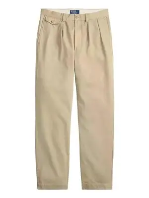 Polo Ralph Lauren Pleated Twill Trousers - Neutrals