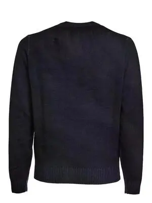FILIPPO DE LAURENTIIS Crew-neck Long-sleeve Sweater - Blue