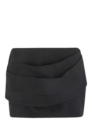 ALEX PERRY Draped Mini Skirt