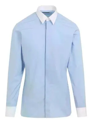 TOM FORD Contrast-trims Shirt - Blue