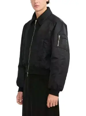 LGN LOUIS GABRIEL NOUCHI Quilted Zip Bomber Jacket