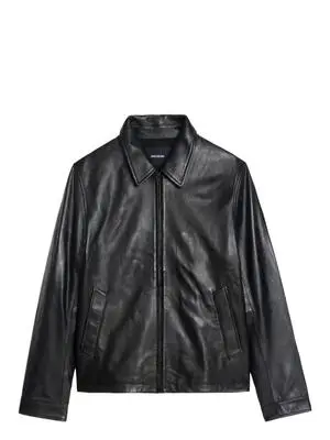 Zadig&Voltaire Loumy Leather Jacket - Black