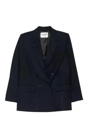 Iceberg Double-breasted Pinstripe Blazer - Blue