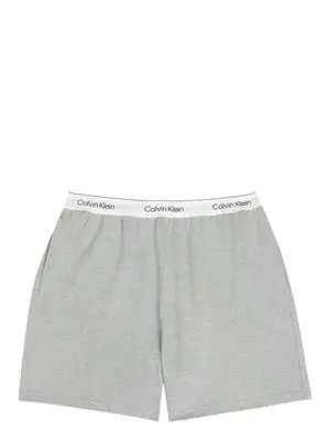 Calvin Klein Jersey Elasticated-waist Shorts - Grey
