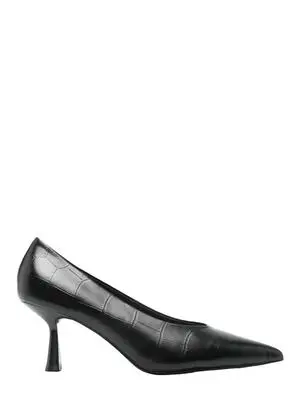BIBI LOU 70mm Pointed Textured Pumps - Black
