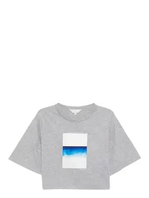 TO B. BY AGNÈS B. Sea-print T-shirt - Grey