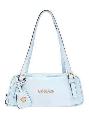 Versace Tag Shoulder Bag - Blue