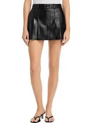 RAG & BONE Esme Faux Leather Skort