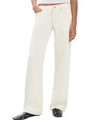 Rag & Bone The Saige High-rise Straight Jeans - Ecru
