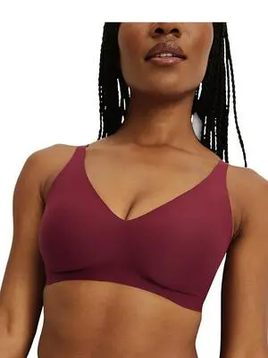 KNIX Wear Revolution V Neck Bra - Darky Cherry