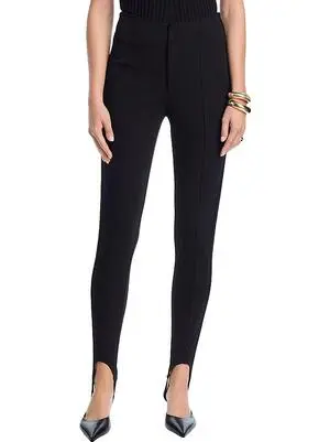 Derek Lam 10 Crosby Knit Stirrup Pants - Black