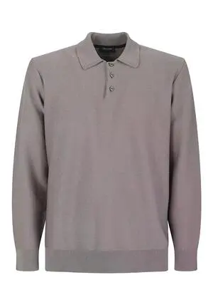 DRUMOHR Buttoned Polo Shirt - Grey