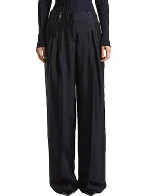 Peserico Inverted Pleat Trousers - Blue Starr