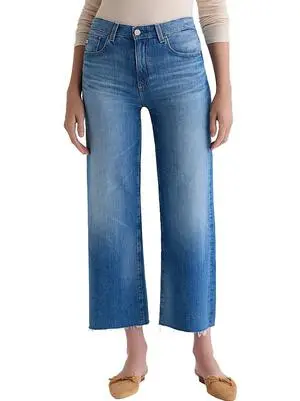 Ag Saige Mid Rise Wide Leg Crop Jeans - Years Allure