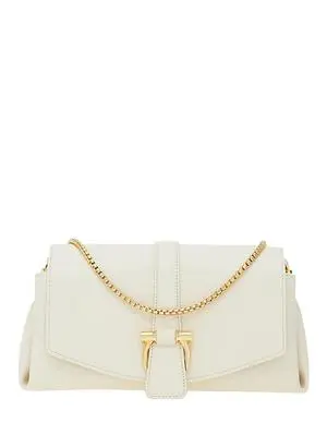 FERRAGAMO Leather Crossbody Bag - Mascarpone