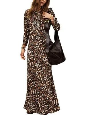 Ba&sh Onoa Maxi Dress - Ochre