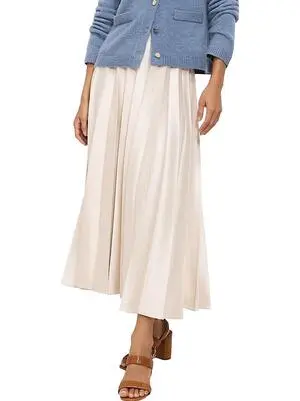 PHASE EIGHT Sybilla Pleated Skirt - Neutral