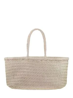 Dragon Woven Tote Bag - Neutrals
